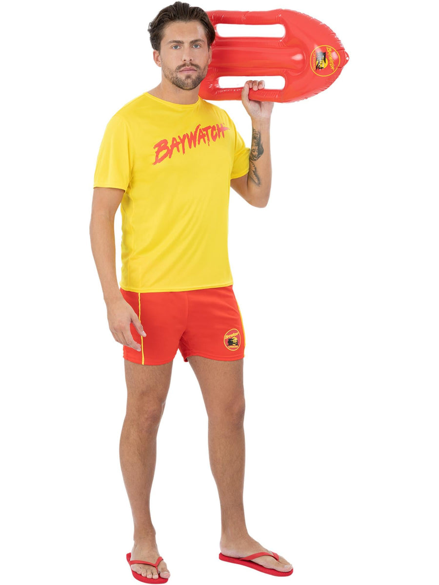 Official Baywatch Costume Kit – T-Shirt and Inflatable Float