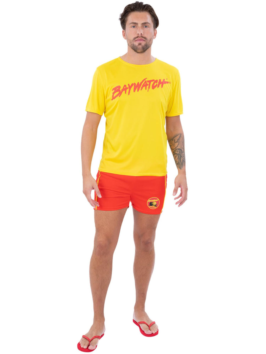 Official Baywatch Costume Kit – T-Shirt and Inflatable Float