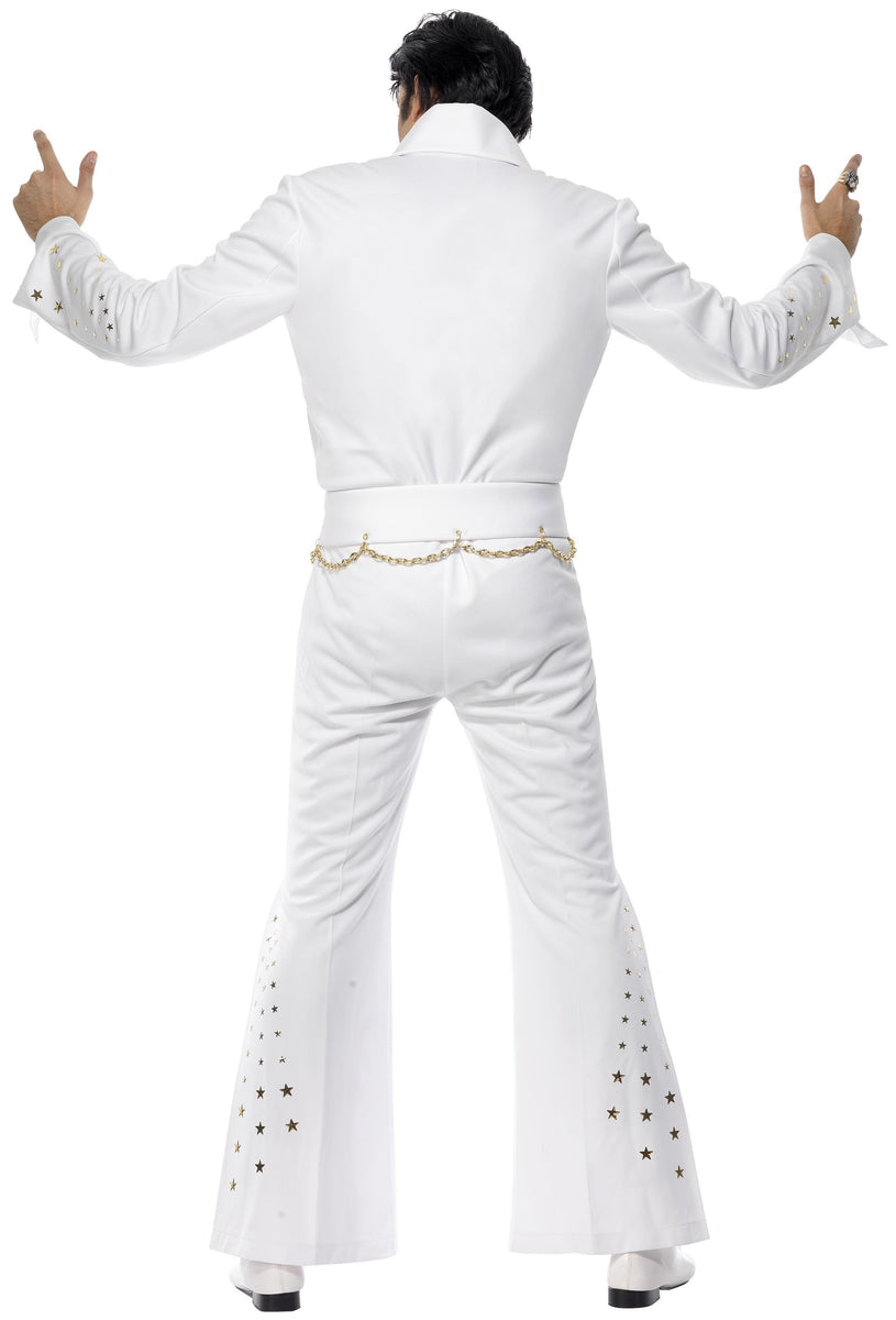 Elvis American Eagle Jumpsuit Costume White 1970s Jewelled Costume