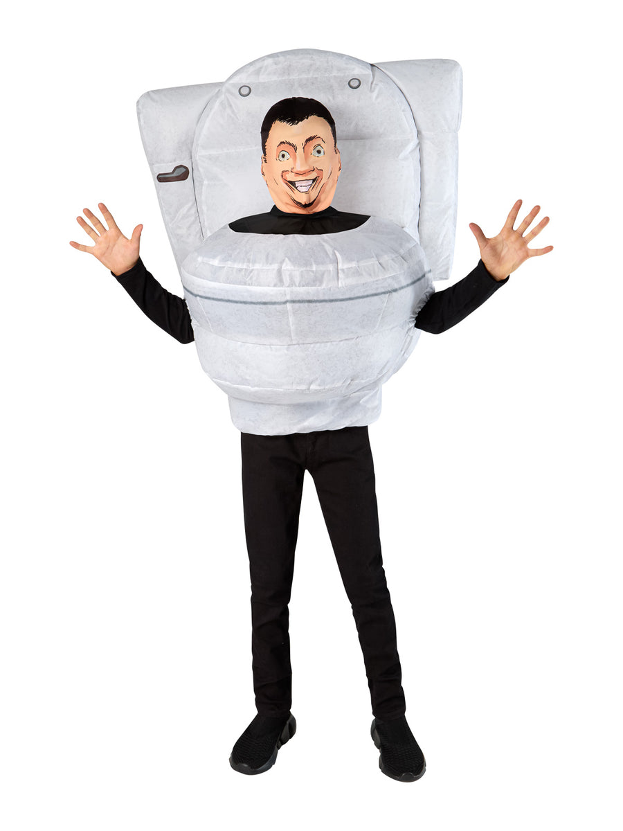 Buy Online: Skibdi Toilet Inflatable Kids Costume | Australian Shop