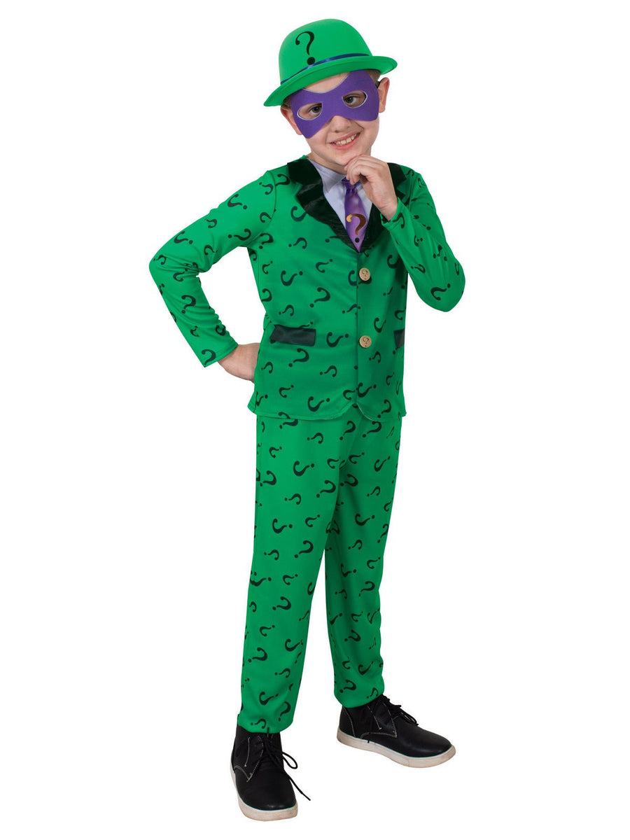 Riddler Deluxe Children's Halloween Book Week Costume