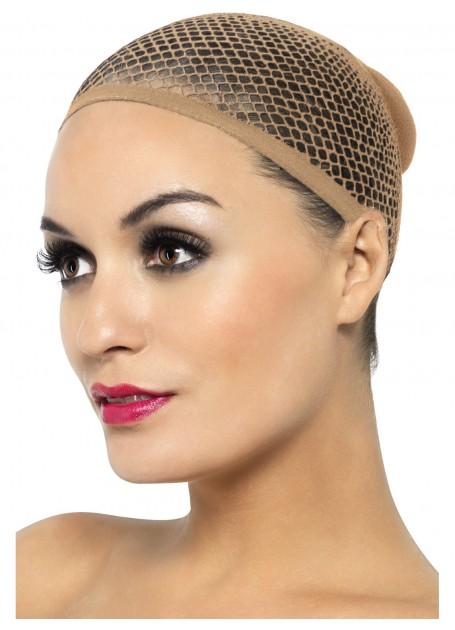 Beige Stretch Mesh Wig Cap