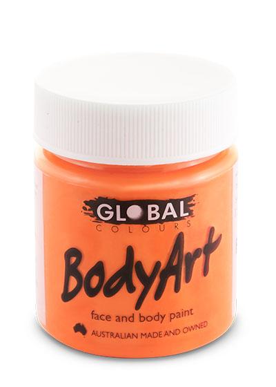 Bright Orange Body Paint and Face paint 45ml