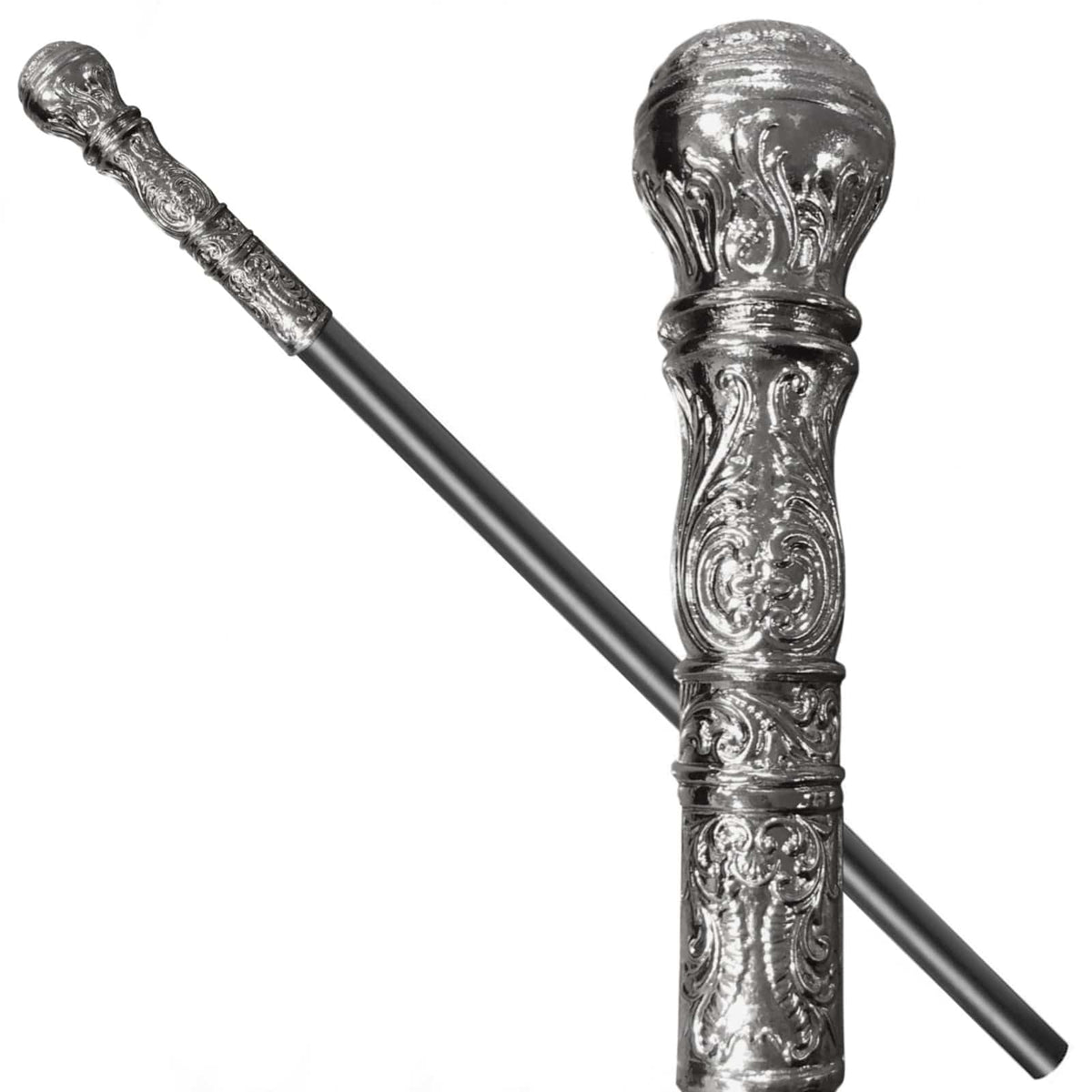 Pimp Silver Walking Cane