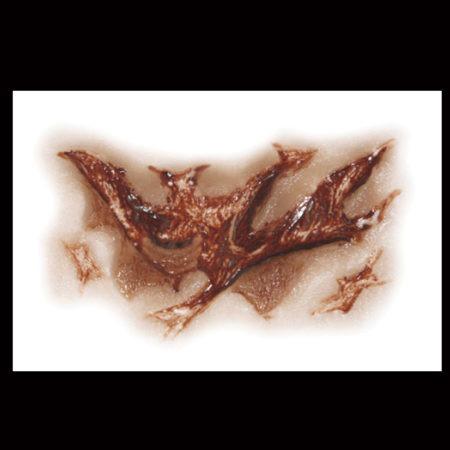 Zombie Torn Throat Scar Halloween Horror Makeup 3D FX Transfers