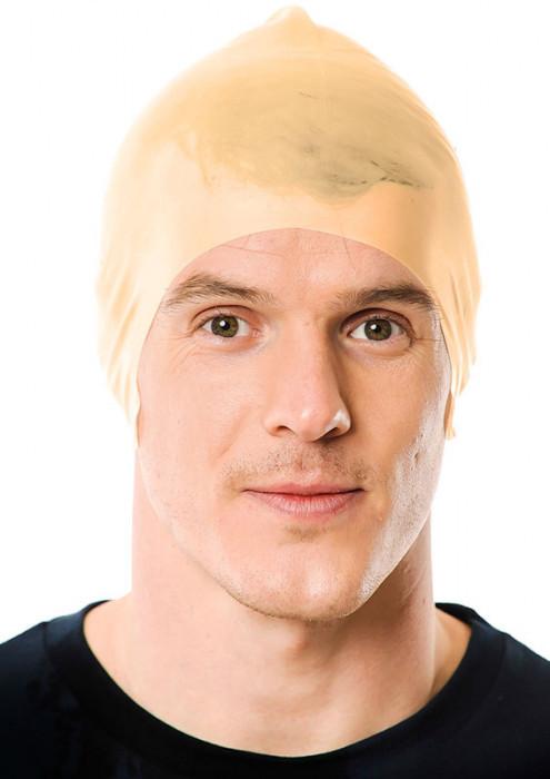 Rubber Skinhead Bald Wig Cap Costume Party Fancy Dress Accessory