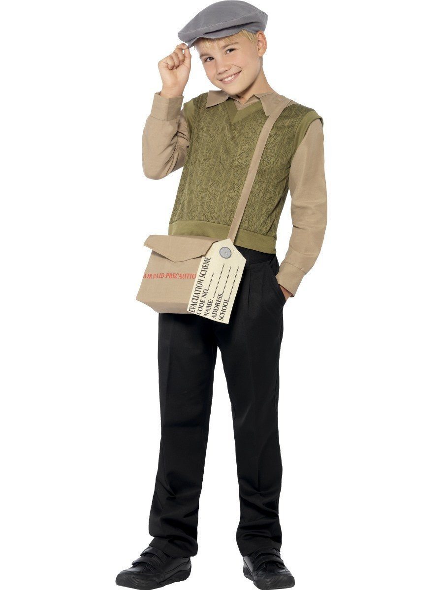Old Fashion Wartime Orphan Depression Boy Book Week Costume Kit