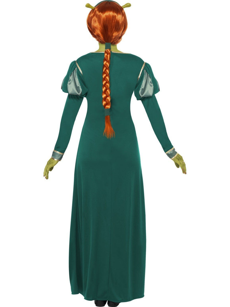Princess Fiona Adult Green Costume Shrek Fancy Dress Gown