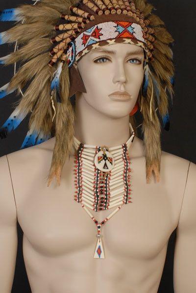 Native American Indian Bone Body Shield